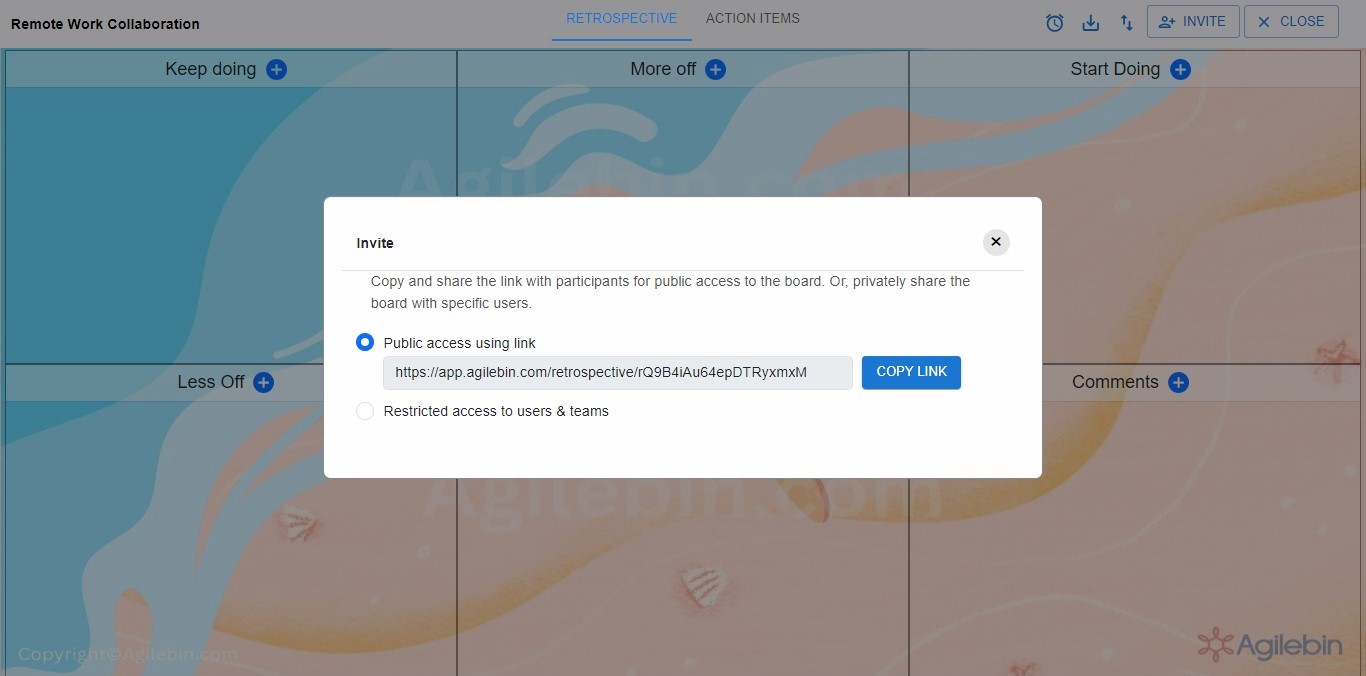 Starfish Retrospective | Agilebin Starfish Retrospective | Agilebin